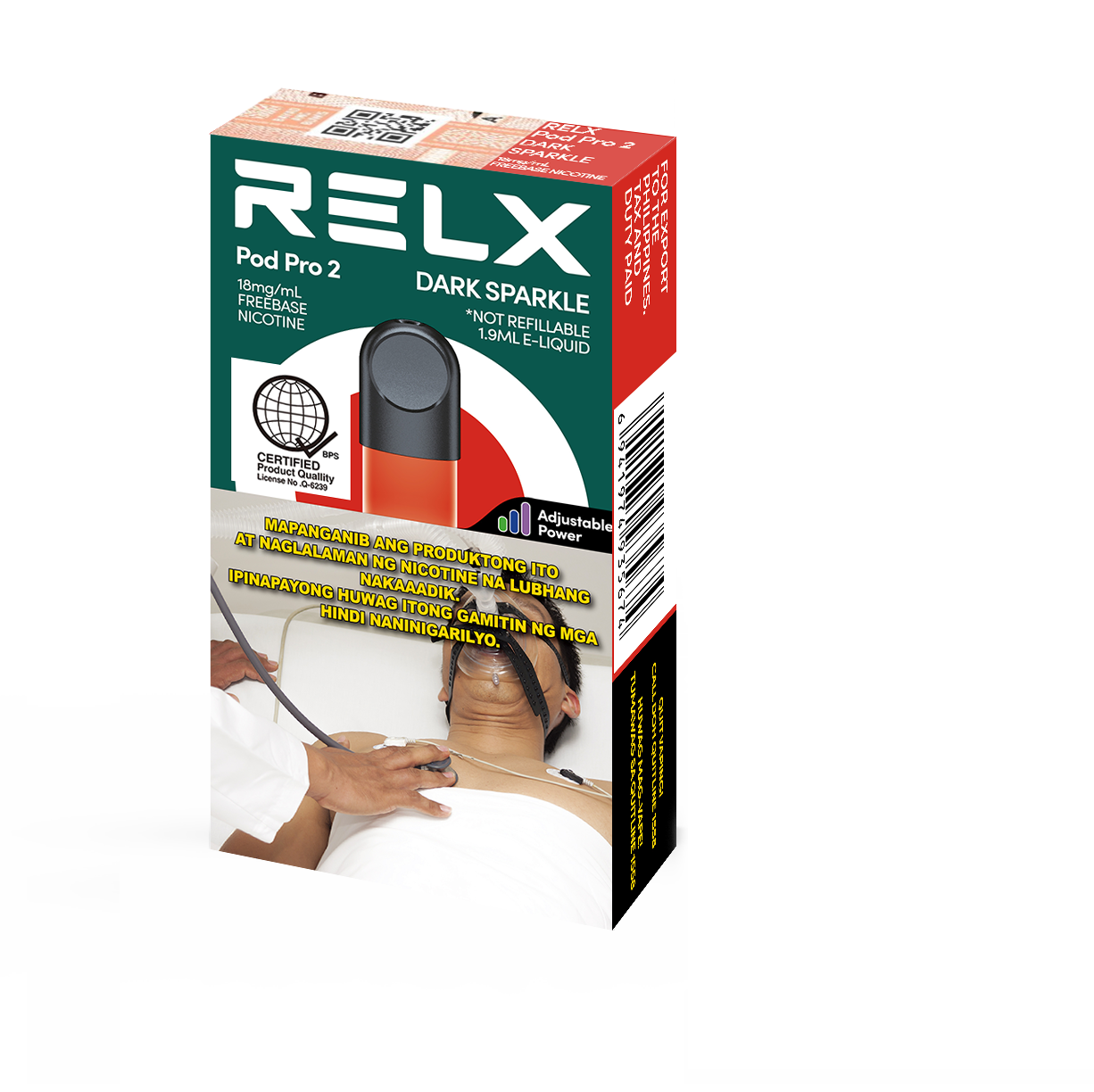 Shop RELX Pod Pro 2 Dark Sparkle 18mg/mL Nicotine | RELX Philippines