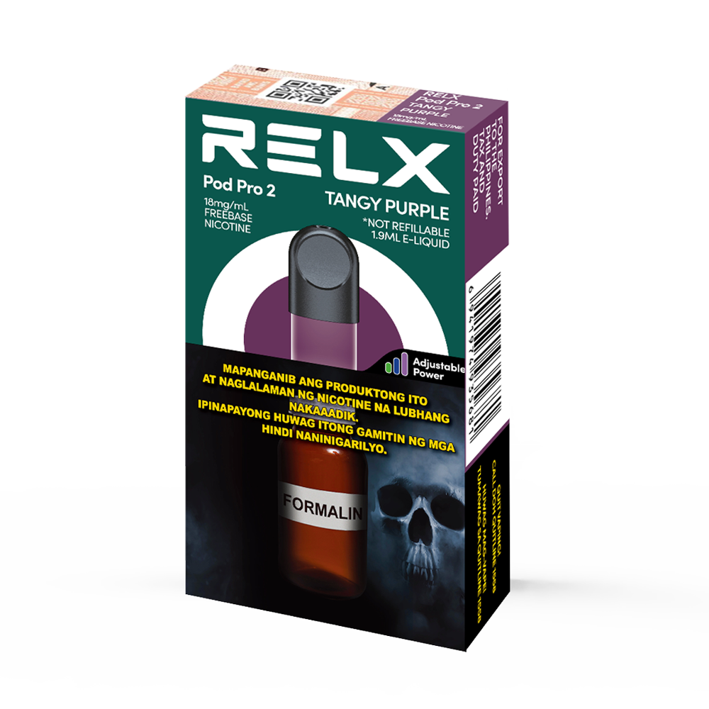 Buy RELX Pod Pro 2 Tangy Purple 18mg/mL Nicotine | RELX Philippines