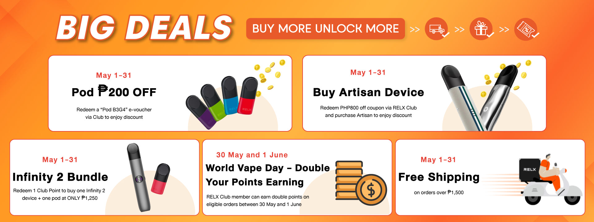 Explore Exciting Offers on RELX Philippines Official Website